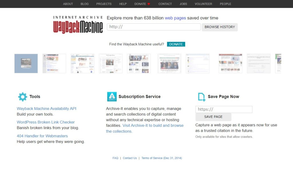 Wayback Machine(ウェイバックマシン)とは？使い方から基本知識までを解説 | 無料のメールフォーム作成ツール「EasyMail ...